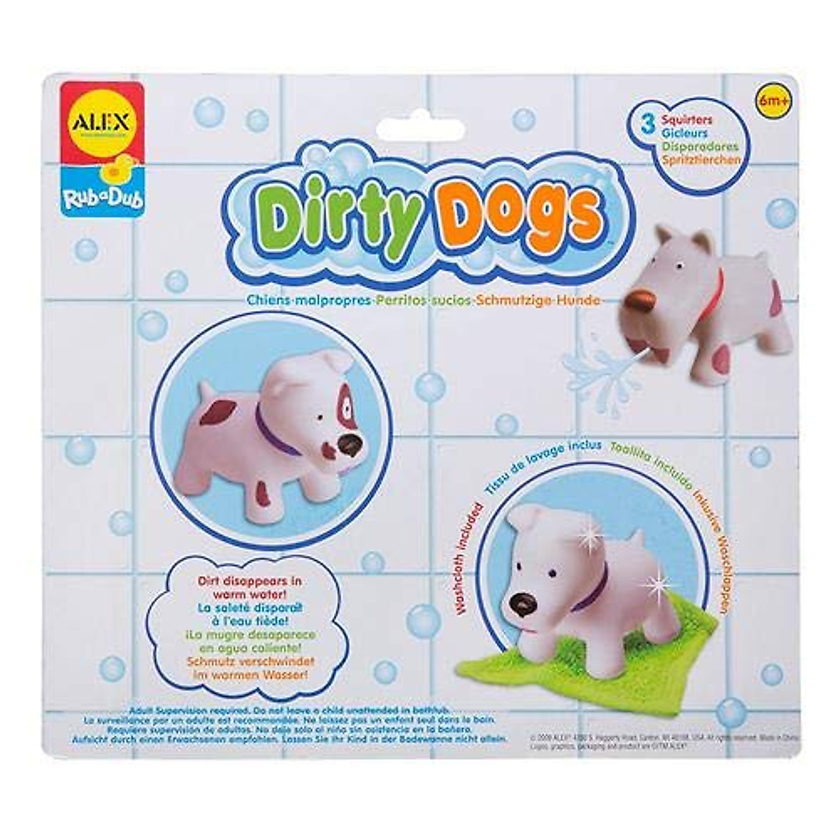 Alex Rub a Dub Dirty Dogs Kids Bath Activity