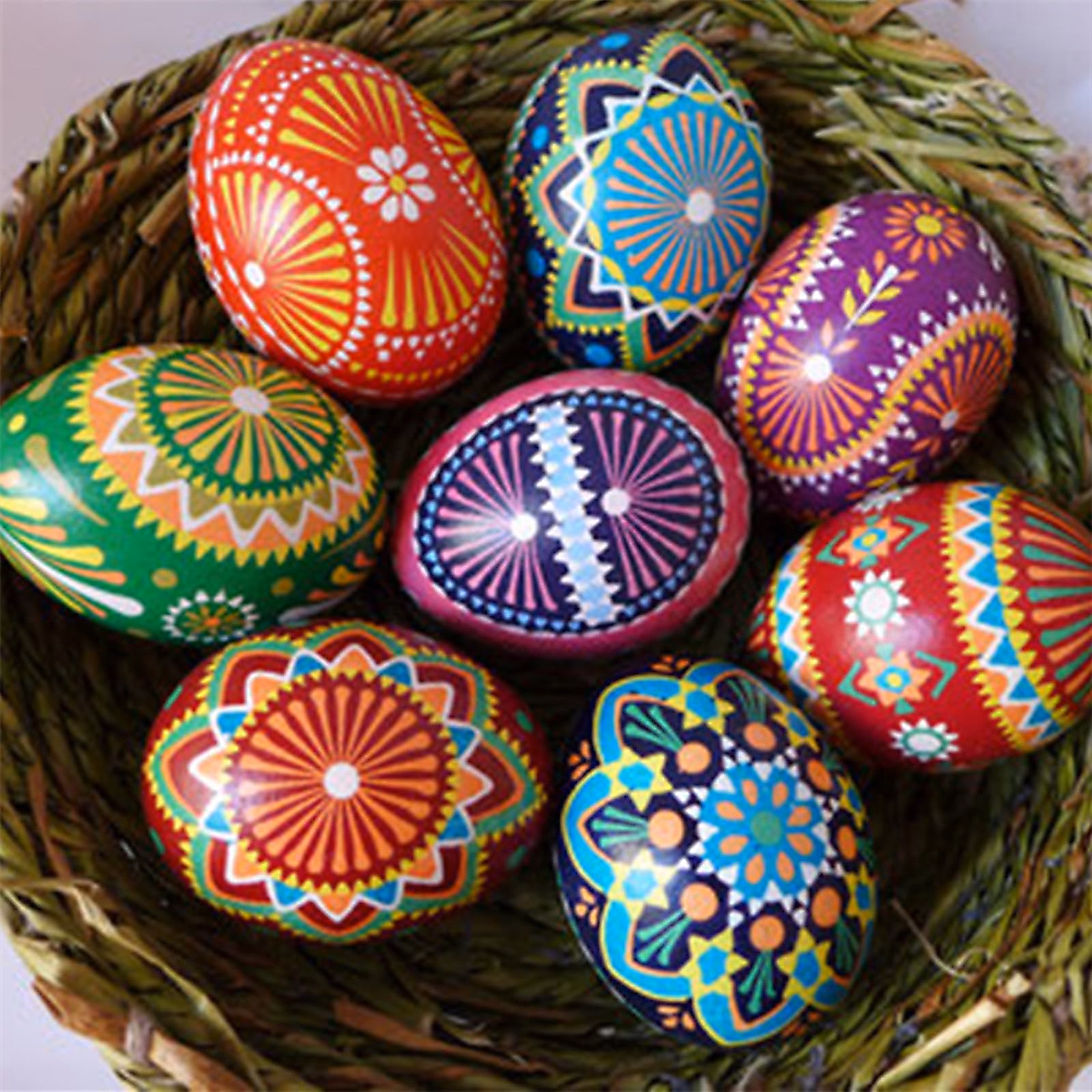 6 PCS Wooden Simulated Eggs, Nesting Eggs to Help Laying Hens - Eggs for Nest Boxes, Easter Egg Ornaments