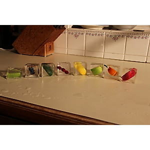 ClearlyFrozen 10 x 2 Inch Clear Ice Cube Maker Plus Interchangeable 6 x 5 Inch Clear Ice Spear Mold