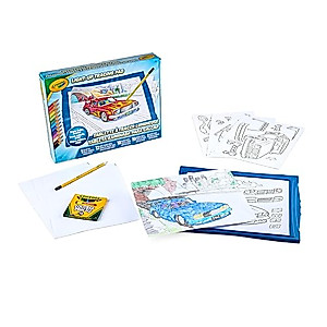 Crayola Light Up Tracing Pad - Blue, Tracing Light Box for Kids, Drawing Pad, Toys for Kids, Gift for Boys & Girls, Ages 6, 7, 8