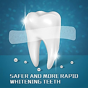 Teeth Whitening Strip - 56 Teeth Whitening Strips (28-Day), Non-Sensitive Teeth Whitening Kit, Non-Slip Whitening Strips, Professional Teeth Whitener, Fast-Result Teeth Whitening Products