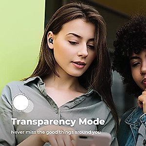 SoundPEATS Mini Pro Hybrid Active Noise Cancelling Wireless Earbuds, Bluetooth 5.2 Headphones with ANC, QCC3040, aptX Adaptive, Transparency Mode, CVC 8.0, Game Mode, TrueWireless Mirroring, 21 Hours