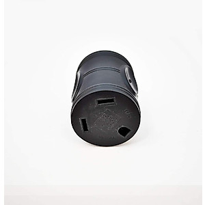 APEXSPORTS RV 30A Generator Adapter L5-30P Male to TT-30R Female Connector.