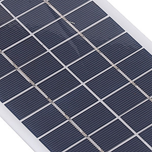Solar Panel Kit 5W 12V Transmittance Solar Panel Charger for Street Lighting Outdoor Solar Advertising Polycrystalline Silicone Solar Panel