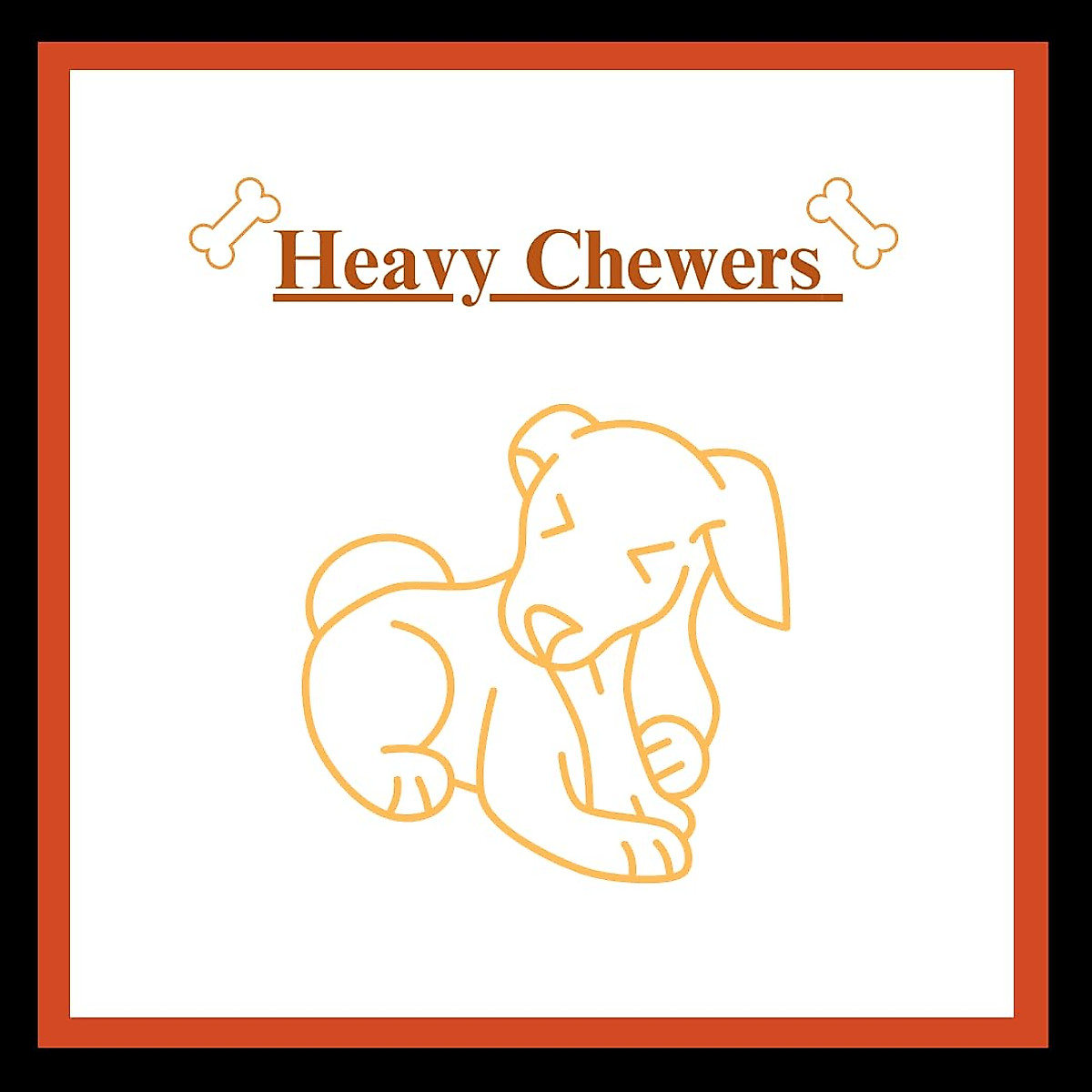 AccessiPets Filled Dog Bones Bundles for Large Dogs, Large Stuffed Femur Bone Bundle with 1 Dog Waste Roll, Long-Lasting Dental Treats for Aggressive Chewers (Hollow Bone)