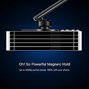 enGMOLPHY Magnetic Phone Mount for Car, Dashboard Magsafe Car Mount [Super Suction Cup], Universal Handsfree Dash Cell Phone Holder Car, Fit for iPhone 13/12 Pro Max Mini Magsafe Case & All Phones