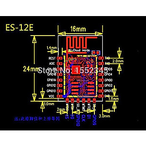 Lysee 3D Printer Parts & Accessories - 10pcs/lot ESP8266 Serial WiFi Model ESP-12 ESP-12E ESP12E ESP12 Authenticity Guaranteed