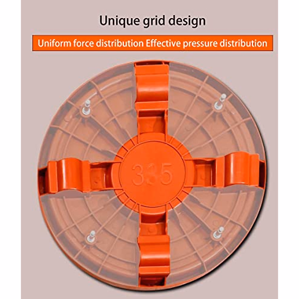 RUDINO,Plant Caddy,Plant Stand With Wheels,Plant Roller Base,Plant Caddy With Wheels Heavy Duty,Rolling Plant Stand,Round Plant Roller Base For Vertical Planting Troughs,Patio Umbrella Base,Plant Pots