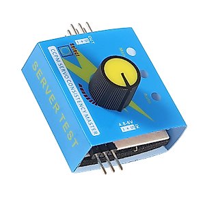 D-FLIFE 6pcs 3CH Digital Multi Servo Tester ECS RC Consistency CCMP Master Speed Controler Checker Adjustment Steering Gear Tester