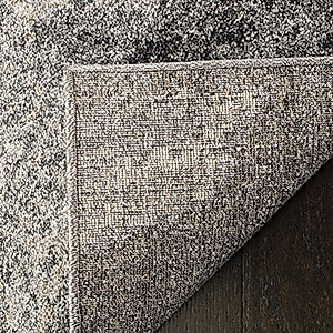 SAFAVIEH Retro Collection Accent Rug - 4' x 6', Grey & Ivory, Modern Abstract Design, Non-Shedding & Easy Care, Ideal for High Traffic Areas in Entryway, Living Room, Bedroom (RET2891-8012)