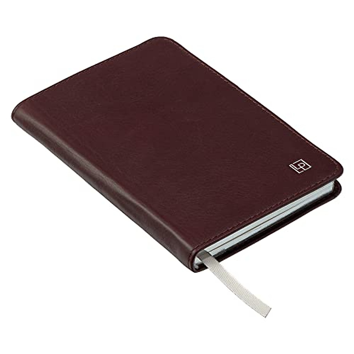Leatherpress Classic Leather Notebook Journal, Softcover, Cacao Brown, Pocket (3.8" x 5.7"), 186 Ruled Pages, Heritage Collection, Table of Contents w/Numbered Pages