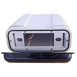 Rockville Rmh200w Single Din Marine Radio Waterproof Gimbal Housing, White