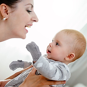 Adjustable Baby Mittens No Scratch Newborn Cotton Breathable Gloves Warm Baby Mitts for Boys Kids (Fresh Colors,6 Pairs)