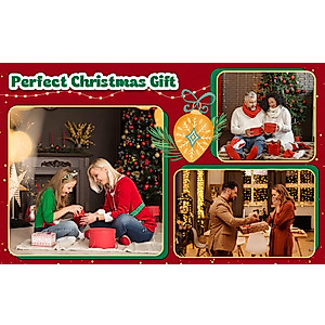 3x6 Inch Red Pillar Candles Set of 3, Christmas Candles Unscented Red Pillar Candles, Dripless Candles Long Burn Time for Wedding, Christmas Decor and Home Decor, Christmas Dinner Table Decor