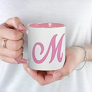 CafePress M Initial Mug Ceramic Coffee Mug, Tea Cup 11 oz