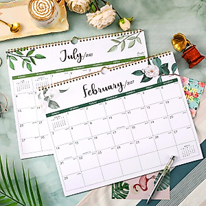 Wall Calendar 2023-2024 - 2 Yearly Wall Calendar 2023-2024, JULY 2023 - JUNE 2025, 14.8'' x 11.5'', Twin-Wire Binding, Large Blocks with Julian Dates, Perfect for Planning and Organizing Your Home and Office