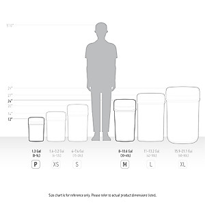 8 Gallon and 1.2 Gallon Combo Set Round Stainless Steel Step on Trash Can, Fingerprint-Resistant Soft Close Lid Hands-Free Trash can, Removable Plastic Inner Bucket Waste Bin, 8 Gal 30L & 1.2 Gal 5L