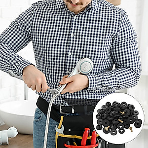 Faucet Washers,58 Pack Faucet Washer Assortment Kit Faucet Parts Washer Flat and Beveled Rubber Faucet Washers Assortment Replacement Kit for Repairing Faucet Leak Worn Out Washer Replacements