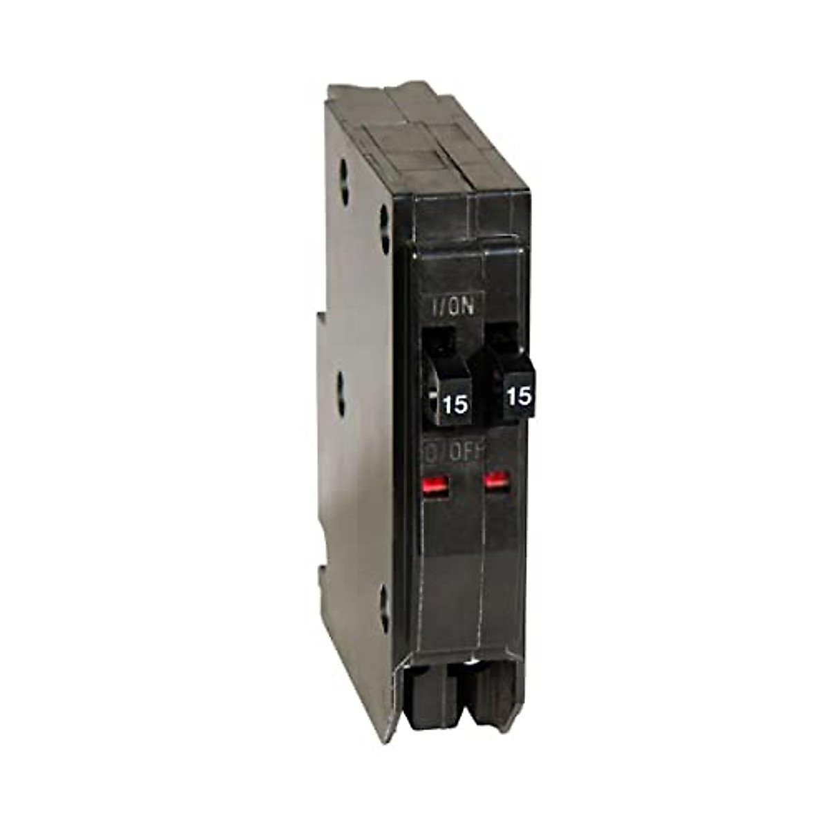 Square D by Schneider Electric QOT1515CP 15A/15A TANDEM Circuit Breaker, 2 x 15 Amp, Black