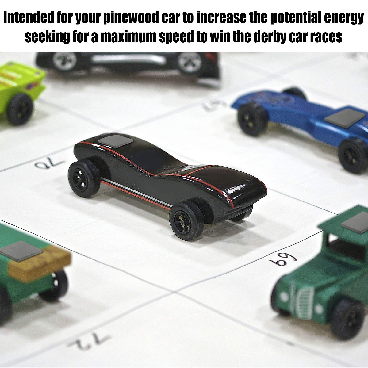 Stick-on Flex Derby Car Weight Adjustable Derby Car Weight Tape for Increasing Speed Derby Car Race(3 Ounces)