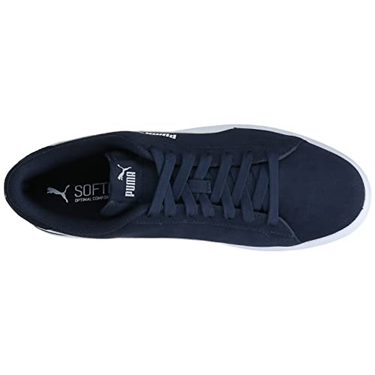 PUMA mens Smash V2 Sneaker, Peacoat/White, 10.5 US