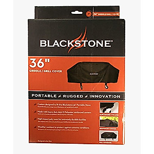 Blackstone Propane to Natural Gas Conversion Kit for Grill, Compatible 28", 36" Griddles & Polyester Heavy Duty Flat top Gas Grill Cover, Water Resistant Fits 36" Griddle Station, Black