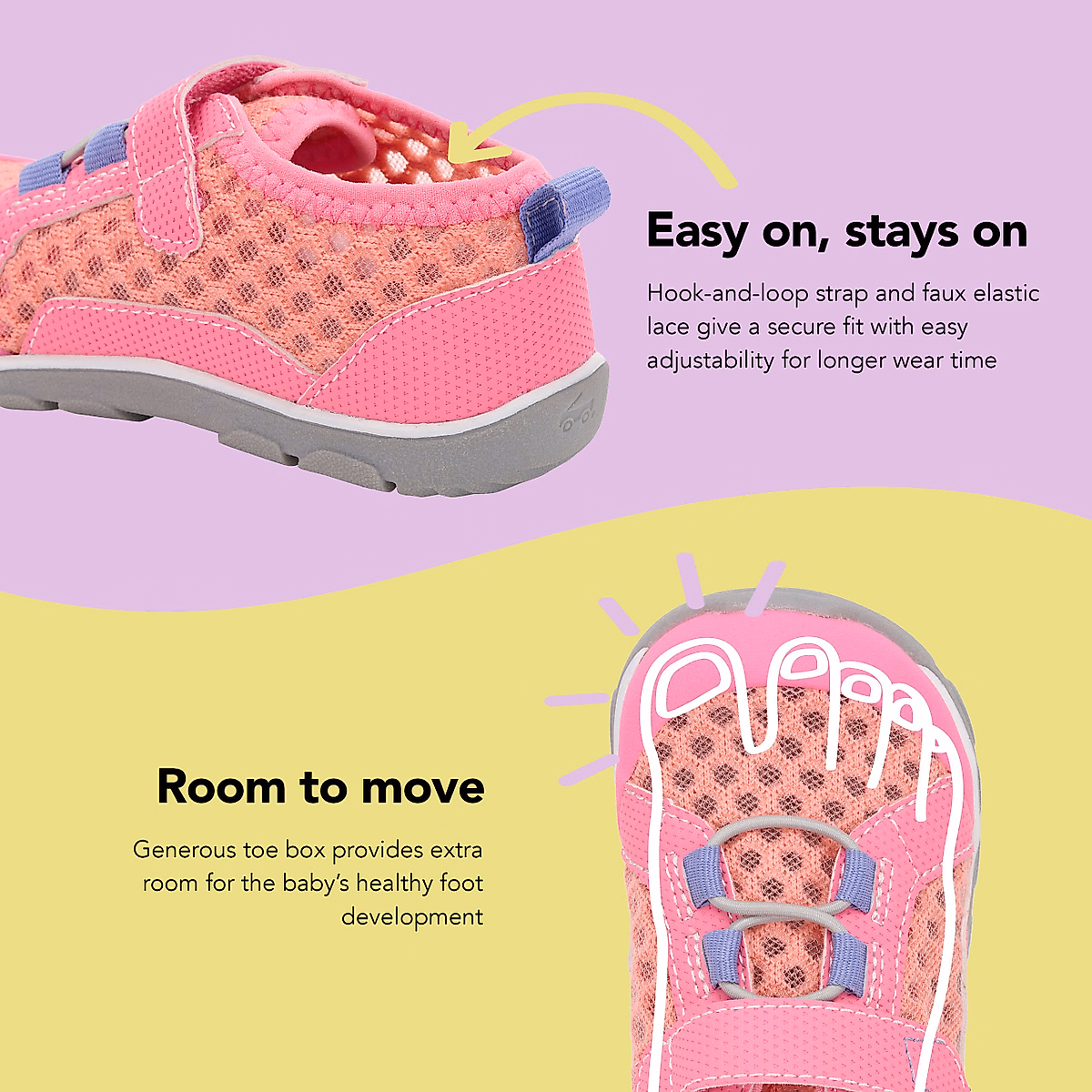 See Kai Run - Anker Water-Friendly Active Shoe for Little Kids, Coral/Multi, Little Kid 11