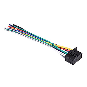 Stereo Radio Wire Harness Cable, 16 Pin Car Stereo Power Speaker Wire Harness CD Plug for Pioneer 2350 in-Vehicle Technology Supplies 16 Pin Radio Harness 16 Pin Radio Harness