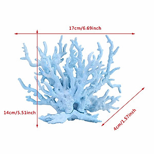 Besimple Artificial Aquarium Coral Ornament Plastic Fish Tank Plants Decoration for Aquarium Landscape