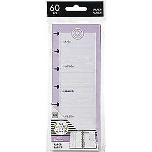 ME & MY BIG IDEAS Planner Half Sheets, Wellness Mood Tracker