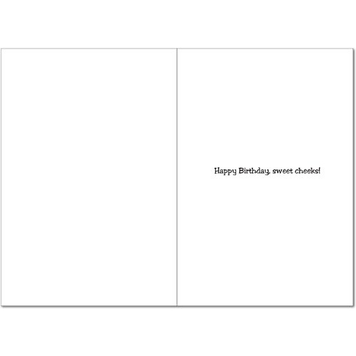 NobleWorks - Funny Birthday Greeting Card with Envelope (4.63 x 6.75 Inch) - New Belt 4323