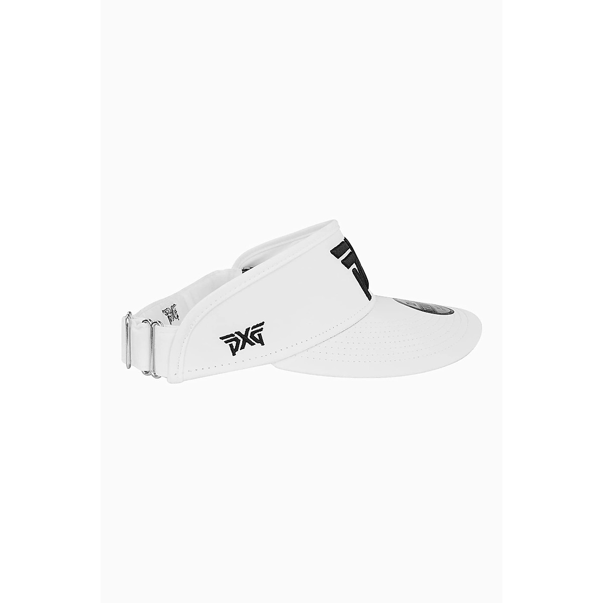 PXG Lightweight Prolight Tour Visor, UPF 50+ Sun Protection, Superior Odor-Free Cooling Fabric, Adjustable Sliding Buckle Closure - White