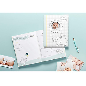 Carter's MB2-23284 ''Our Greatest Adventure'' Gender Neutral Baby Memory Book with Gift Box, 48 Pages, 8.75'' W x 11.25'' H