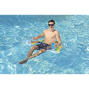 Poolmaster 85594 Rainbow Water Chair Swimming Pool Float