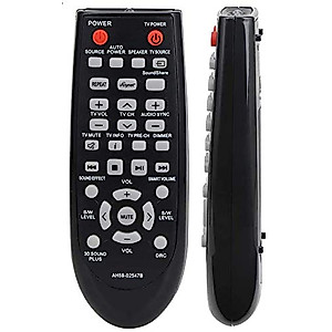 Remote Control Compatible with Samsung HW-D350/ZF HW-D450/XU HW-D550 HW-E350 HW-E450/ZAZZ01 HW-F355/ZA HW-F551 HW-H550 Home Theater Sound Bar System