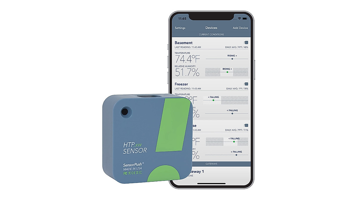 SensorPush Wireless Thermometer & Hygrometer for Accurate Indoor ...