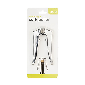 True Burst Cork Remover Champagne Openers, Metallic