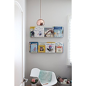 Peekaboo Clear Acrylic Shelves (24") - Set of 2