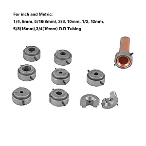 Flaring Tools Kit Eccenteic 45-Degree Cone Tubing Flaring Tool Set Includes Tube Cutter Deburring tool HVAC Refrigeration Tools for Copper Pipe Flaring 1/4-3/4 Inch O.D.Tubing By VSOON