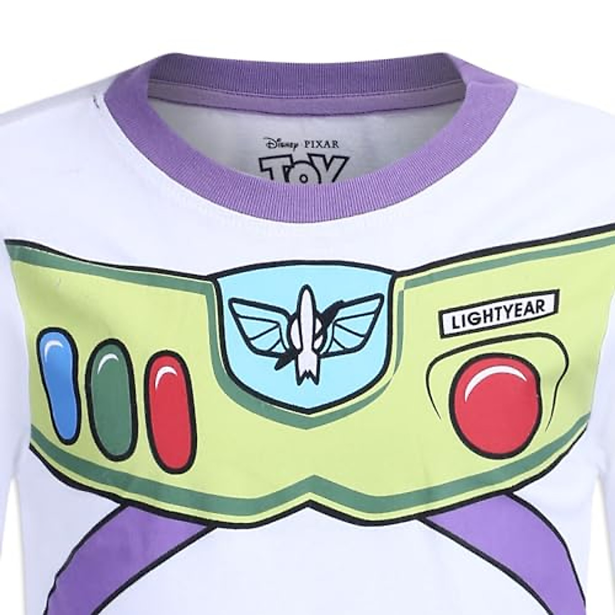 Disney Toy Story Woody and Buzz Lightyear Boys Long Sleeve Shirt and Pants Set for Toddler and Little Kids