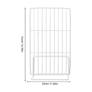 Iron Organizer For Freezer Freezer Wire Divider iron wire Mesh grid fridge shelf organizer ice cream clothes single sided cupboard Metal Shelf Separators partition board