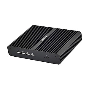 KINGDEL NC860 Fanless Mini PC, Powerful Nettop Computer, Intel i7-8550U 8th Gen. 4 Cores CPU, 16GB DDR4 RAM, 512GB SSD, 4K 4096x2304, HD Port, DP, Metal Case, W-11 Pro