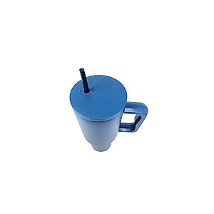 FTB Creative, Wander 40oz Tumbler, Double Wall Stainless Steel, with Lid and Straw (Blueberry)