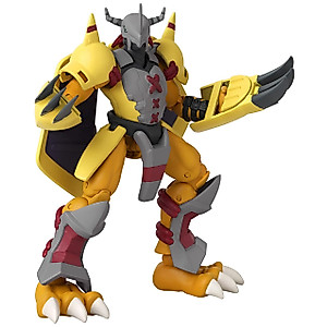 BANDAI Anime Heroes Digimon WarGreymon Action Figure | 6.5'' Tall WarGreymon Articulated Anime Figure with Extra Set of Hands and Accessories | Collectable Anime Merch Digimon Figure Wargreymon