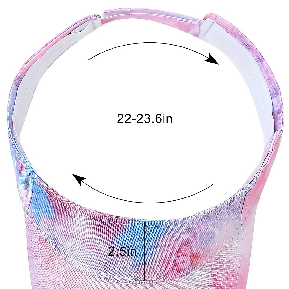 DOANNOTIUM Sport Sun Visor Hats Tie-dye Ball Caps Empty Top Baseball Sun Cap for Men Women