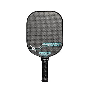 PROLITE LX Series Pickleball Paddles | Hyperweave Carbon Fiber Pickleball Paddle | 14mm Poly Core | Pickleball Rackets Made in The USA Since 1984 (Supernova Pro LX, Silver Fibers)