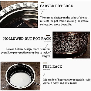 Retro Round Chafing Dish, 24/26/28/30cm Buffet Servers Warmers Tray with Food Pan, Lid and Fuel Holder, for Catering Party Banquet Dining