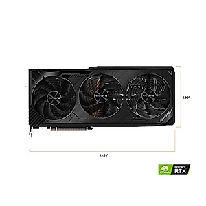 Gigabyte GeForce RTX 3090 Ti Gaming OC 24G Graphics Card, 3X WINDFORCE Fans, 24GB 384-bit GDDR6X, GV-N309TGAMING OC-24GD Video Card