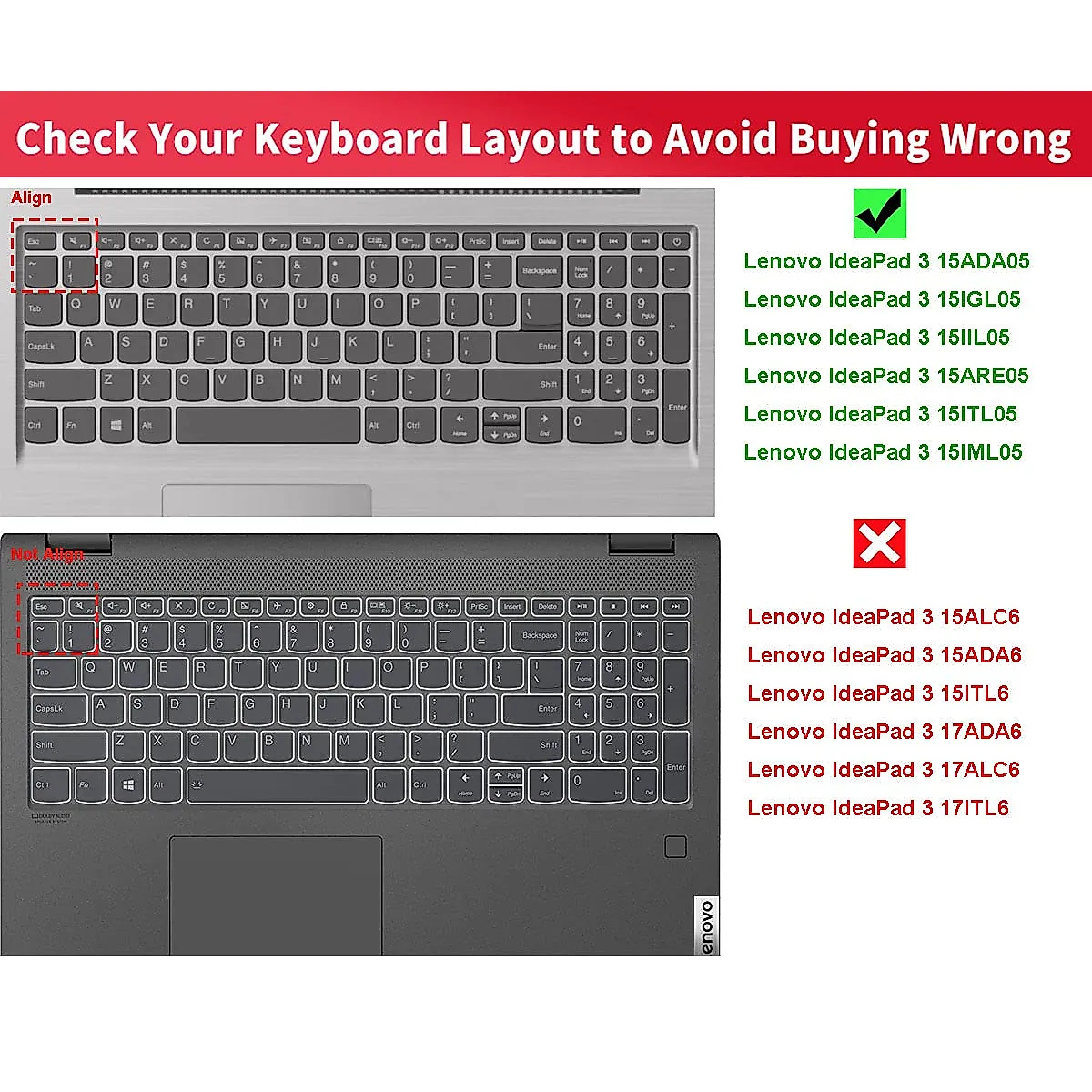 Keyboard Cover for 2020 2021 Lenovo Ideapad 3 15 15.6 17.3 Inch Laptop Keyboard Cover Skin (with Numeric Keypad), 2021 Lenovo Ideapad 3 15/ Ideapad 3 17.3 Accessories, Rainbow (US Layout)