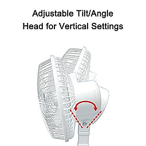 Optimus F-0600 6" Electric Fan, White